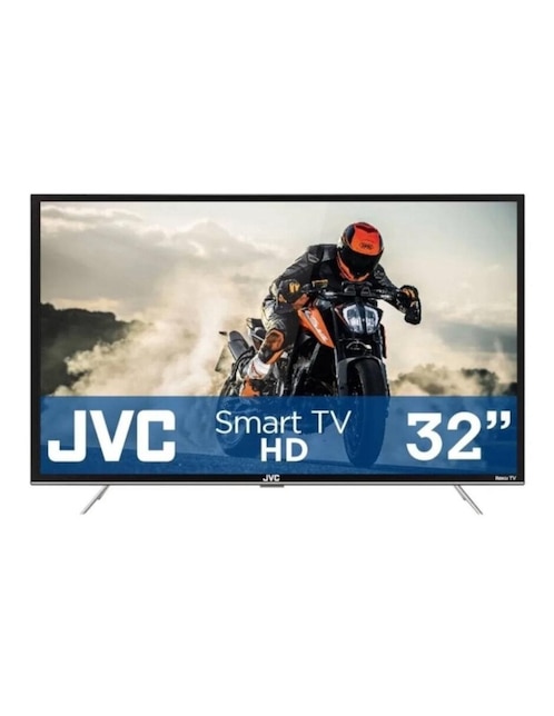 Pantalla Smart TV JVC LED de 32 pulgadas HD SI32R con Roku TV 2