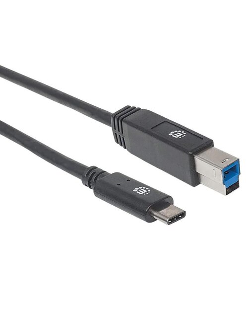 Cable USB C Manhattan a tipo USB B de 2 m 1