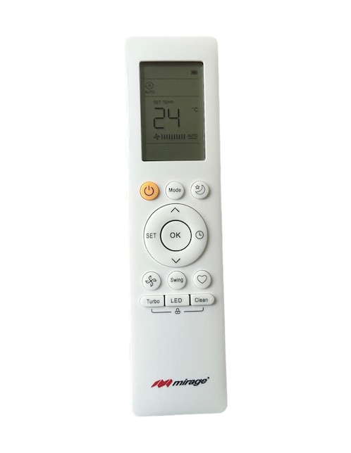 Control remoto para aire acondicionado Mirage 1
