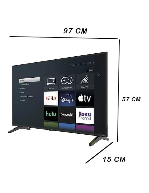 Pantalla Smart TV Qtouch LED de 40 pulgadas Full HD QN4023 4