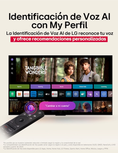 Pantalla Smart TV Lg OLED de 55 pulgadas 4K OLED55C5PSA con evo AI 7