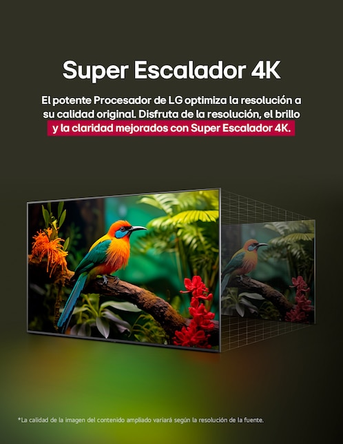 Pantalla Smart TV Lg Crystal UHD de 65 pulgadas 4K 65UA8050PSA con AI ...