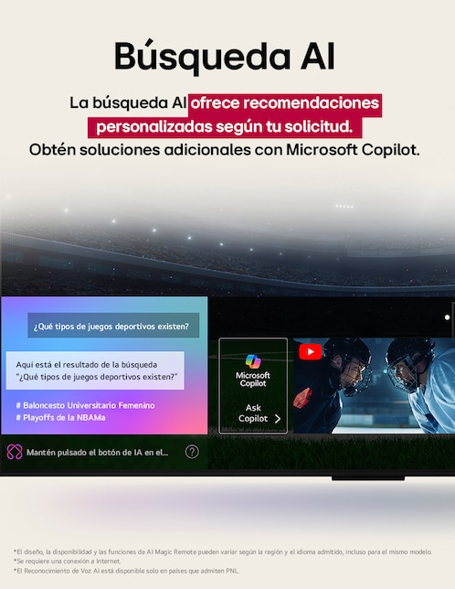 Pantalla Smart TV LG NanoCell de 55 pulgadas 4K 55NANO80ASA con WebOS ...
