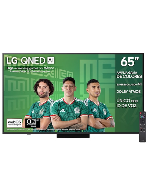 Pantalla Smart TV LG QNED de 65 pulgadas 4K/UHD 65QNED83ASG con WebOS ...