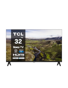 Pantalla TCL LED smart TV de 32 pulgadas Full HD 32S357 con Roku TV