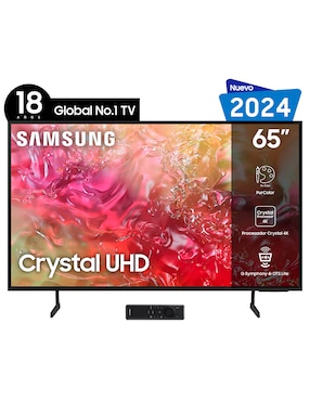 Pantalla Smart TV Samsung LED de 65 pulgadas 4K UN65DU7000FXZX