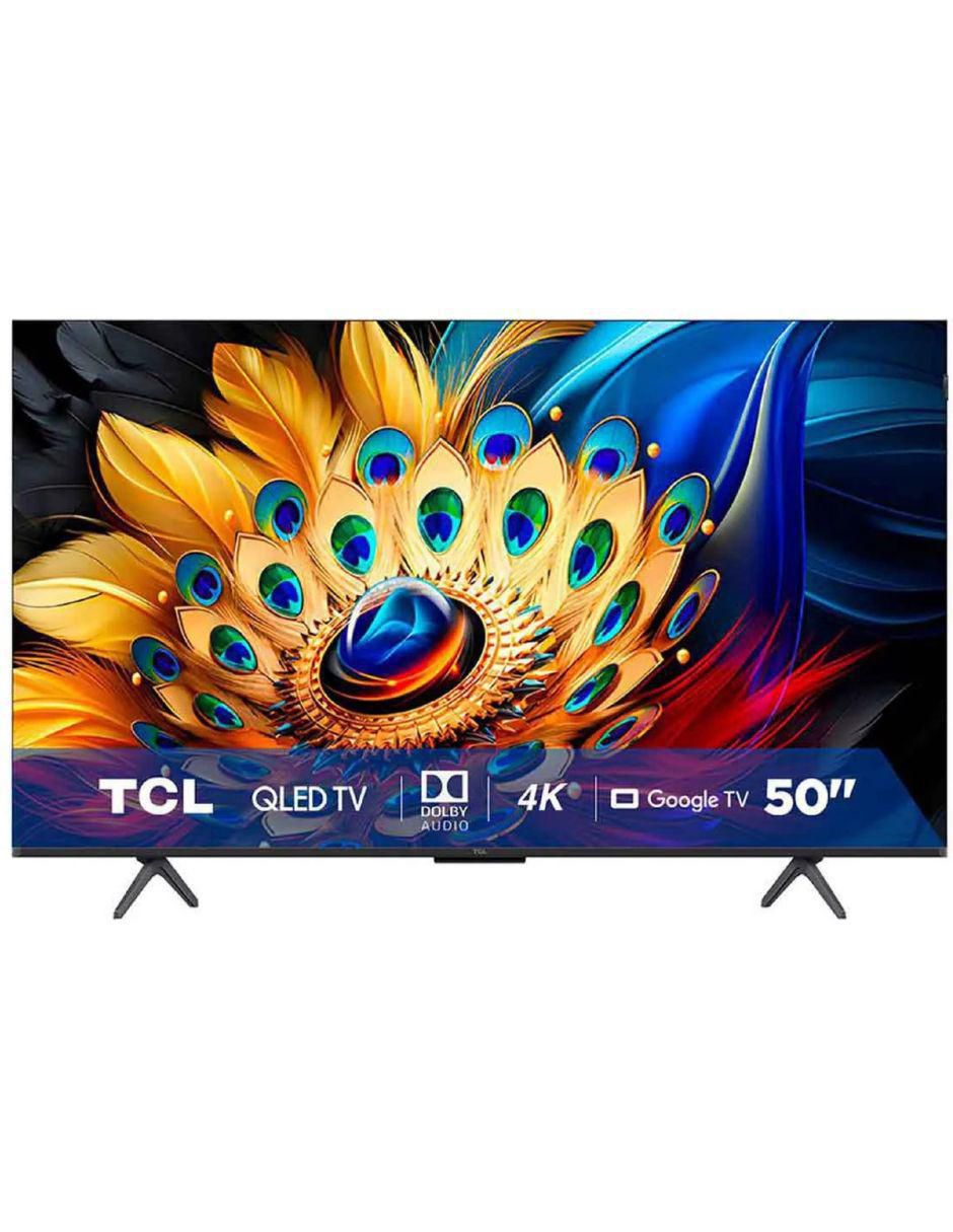 Pantalla smart tv TLC Qled de 50 pulgadas 4k/uhd 50Q5K con Google tv